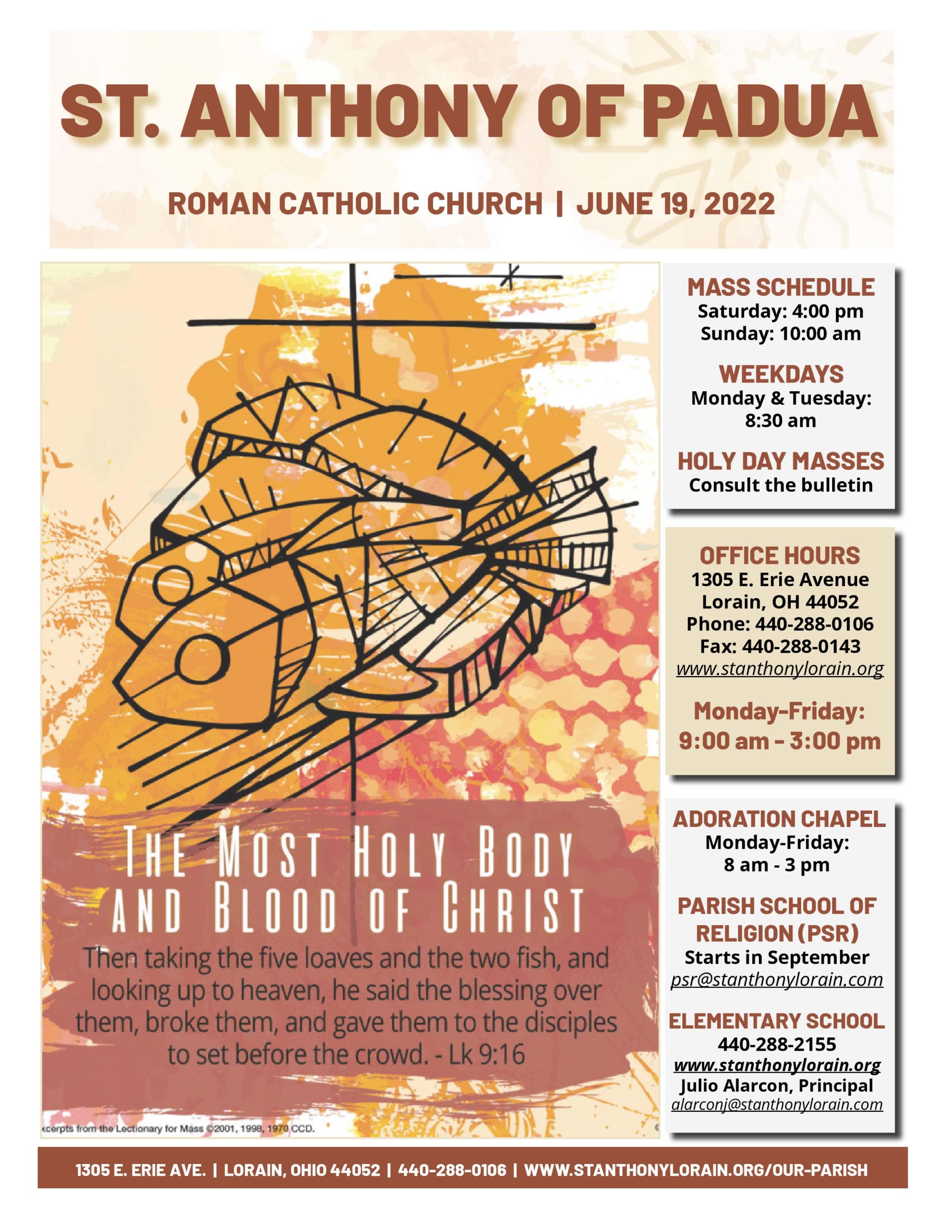 Weekly Bulletin – St. Anthony of Padua Catholic School & Preschool