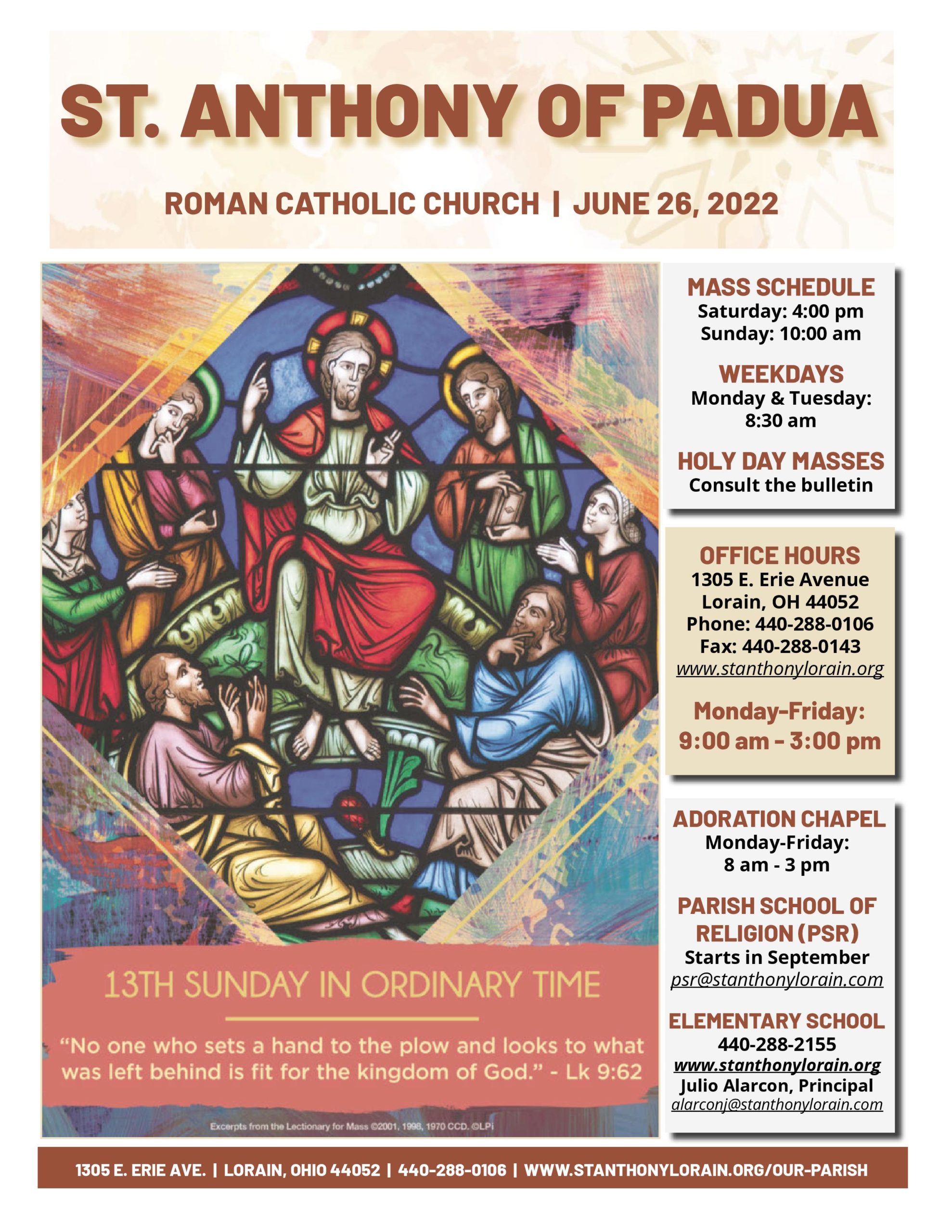 Weekly Bulletin – St. Anthony of Padua Catholic School & Preschool